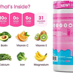 Obvi Collagen Peptides, Protein Powder, Keto, Gluten and Dairy Free, Hydrolyzed Grass-Fed Bovine Collagen Peptides, Supports Gut Health, Healthy Hair, Skin, Nails (30 Servings) (Birthday Cupcakes)