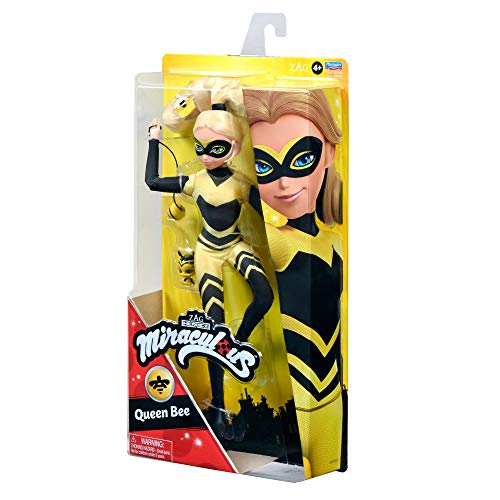 Miraculous Ladybug Queen Bee 10.5" Fashion Doll with Accessories and Pollen Kwami by Playmates Toys