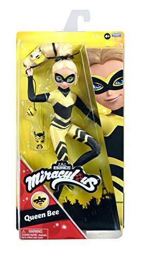 Miraculous Ladybug Queen Bee 10.5" Fashion Doll with Accessories and Pollen Kwami by Playmates Toys