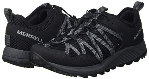 Merrell mens Wildwood Aerosport Water Shoe, Black, 11 US