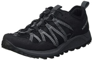 merrell mens wildwood aerosport water shoe, black, 11 us