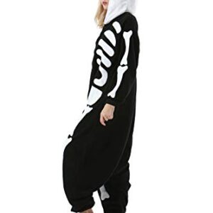 Skeleton Onesies Pajamas Unisex Adult Jumpsuit Animal Cosplay Costumes