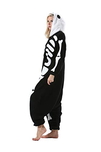 Skeleton Onesies Pajamas Unisex Adult Jumpsuit Animal Cosplay Costumes