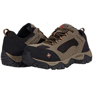 merrell work moab onset waterproof composite toe walnut 9.5 w