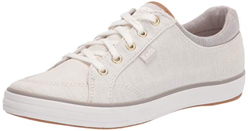 Keds Women's Center II Sneaker, Gray Stripe, 7.5 Medium