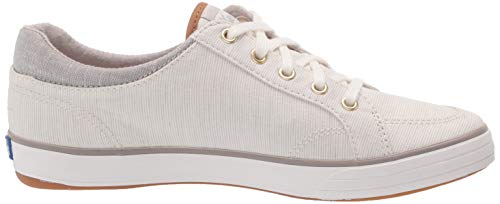 Keds Women's Center II Sneaker, Gray Stripe, 7.5 Medium