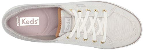 Keds Women's Center II Sneaker, Gray Stripe, 7.5 Medium