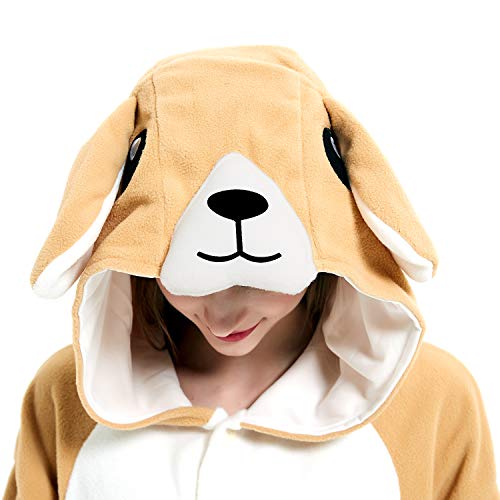 III HHONS kangaroo Onesie Animal Women/Men Adult Costume Halloween Cosplay Pajamas Onesies Christmas for Teen Small