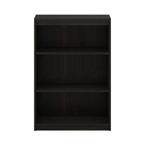 Furinno Gruen 3-Tier Bookcases, Espresso