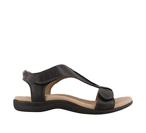 Taos Footwear Women's The Show Black Sandal 9 M