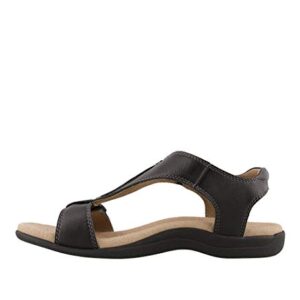 Taos Footwear Women's The Show Black Sandal 9 M