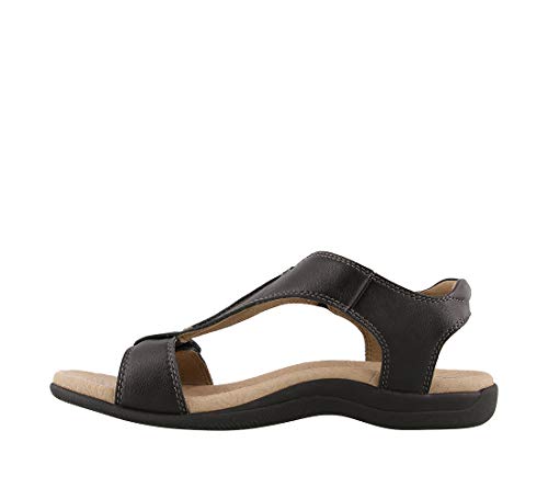 Taos Footwear Women's The Show Black Sandal 9 M