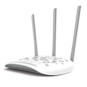 tp-link wireless access point tl-wa901n | 2.4ghz n450 desktop wifi bridge | supports ap/multi-ssid/client/re mode | 3 fixed antennas | passive poe w/ free poe injector