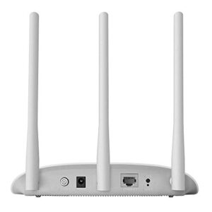 TP-Link Wireless Access Point TL-WA901N | 2.4Ghz N450 Desktop WiFi Bridge | Supports AP/Multi-SSID/Client/RE Mode | 3 Fixed Antennas | Passive PoE w/ Free PoE Injector