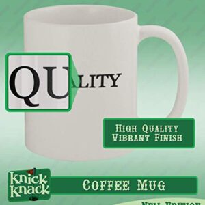 Knick Knack Gifts #skinful - 11oz Ceramic White Coffee Mug, White