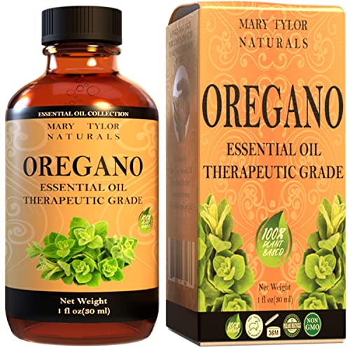 Oregano Essential Oil (1 oz), Premium Therapeutic Grade, 100% Pure and Natural, Perfect for Aromatherapy, and Much More by Mary Tylor Naturals