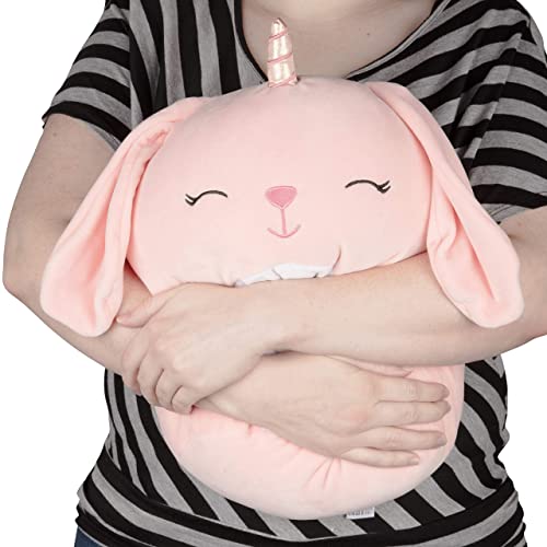 Squishmallows 12" Legacy The Pink Bunnycorn - Officially Licensed Kellytoy Plush - Collectible Soft & Squishy Bunnycorn Stuffed Animal Toy - Add to Your Squad - Gift for Kids, Girls & Boys - 12 Inch