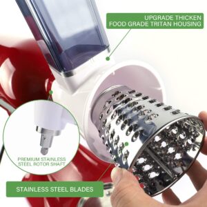 PROKITCHEN Thicken Slicer/Shredder Attachment for KitchenAid Stand Mixers,Vegetable Chopper, Salad Maker, Cheese Grater