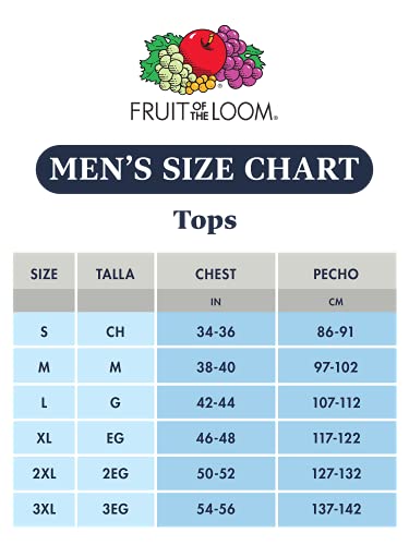 Fruit of the Loom mens Short Sleeve Pocket T-shirt Underwear, 6 Pack - Assorted Earth Tones, Large US