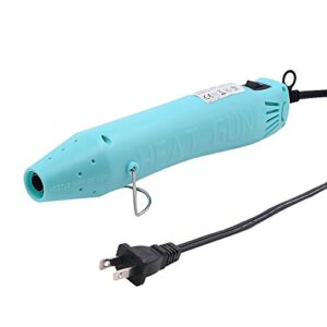 mofa resin heat gun,6.6ft cable 300w hot air gun for crafting,acrylic paint dryer multi-purpose electric heating nozzle (blue)