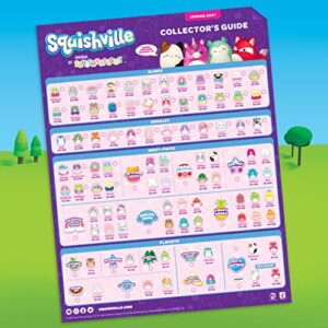 Squishville by Squishmallows Felicia in Carriage & Zeke in Car, Two 2” Soft Mini-Squishmallow Pandacorn and Zebra Plush, Plush Carriage and Car Vehicles, Irresistibly Soft Colorful Plush