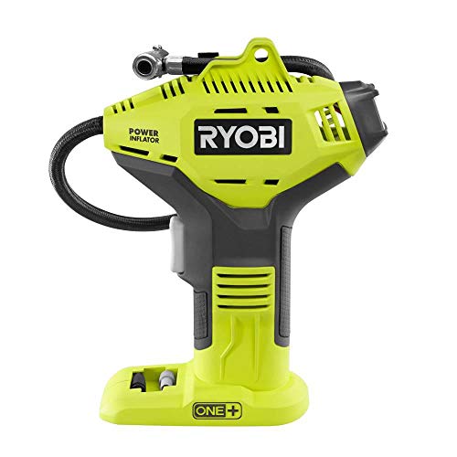 Ryobi P737D 18-Volt ONE+ Cordless High Pressure Inflator with Digital Gauge, 4.0 Ah 18-Volt ONE+ High Capacity Lithium-Ion Battery, Charger, and Bag (Bulk Packaged)