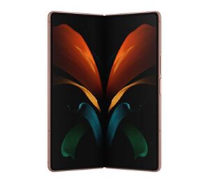 samsung galaxy z fold 2 5g | factory unlocked android cell phone | 256gb storage | us version smartphone tablet | 2-in-1 refined design, flex mode | mystic bronze