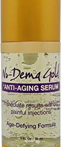 Nu-Derma Gold - Anti Aging Serum - Made in USA - Natural Formula with Hyaluronic Acid & Vitamin C - Moisturize, Cleanse, and Protect Your Skin