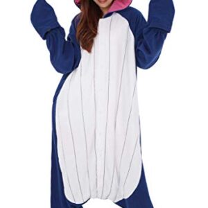 SAZAC Whale Kigurumi Onesie Costume Blue