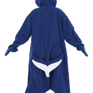 SAZAC Whale Kigurumi Onesie Costume Blue