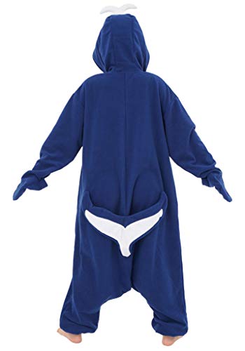 SAZAC Whale Kigurumi Onesie Costume Blue