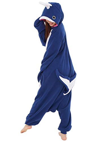 SAZAC Whale Kigurumi Onesie Costume Blue