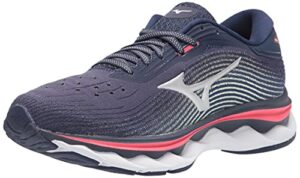 mizuno women's wave sky 5 running shoe, peacoat, 9