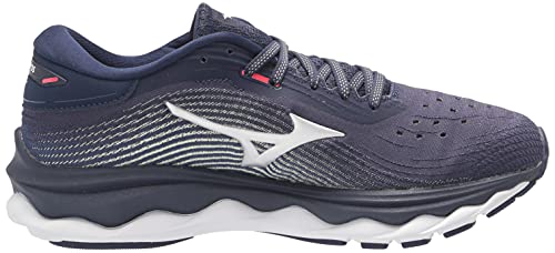 Mizuno Women's Wave Sky 5 Running Shoe, Peacoat, 9