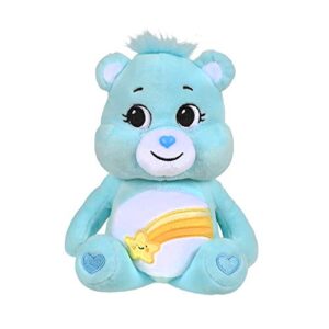 care bears - 9" bean plush - wish bear - soft huggable material!