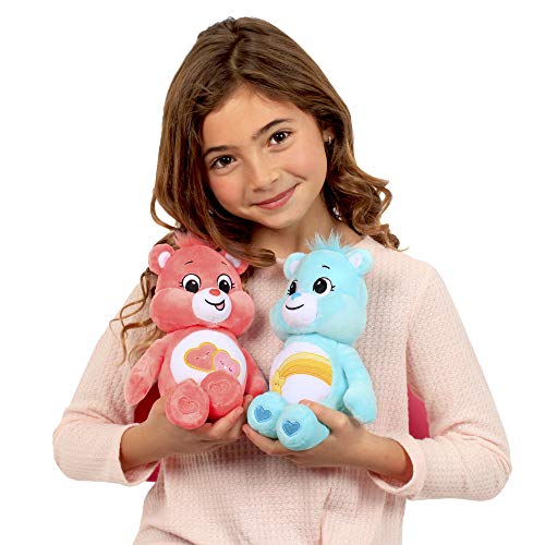 Care Bears 22033 9 Inch Bean Plush Love-A-Lot Bear, Collectable Cute Plush Toy, Cuddly Toys for Children, Soft Toys for Girls and Boys, Cute Teddies Suitable for Girls and Boys Aged 4 Years +