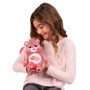 Care Bears 22033 9 Inch Bean Plush Love-A-Lot Bear, Collectable Cute Plush Toy, Cuddly Toys for Children, Soft Toys for Girls and Boys, Cute Teddies Suitable for Girls and Boys Aged 4 Years +