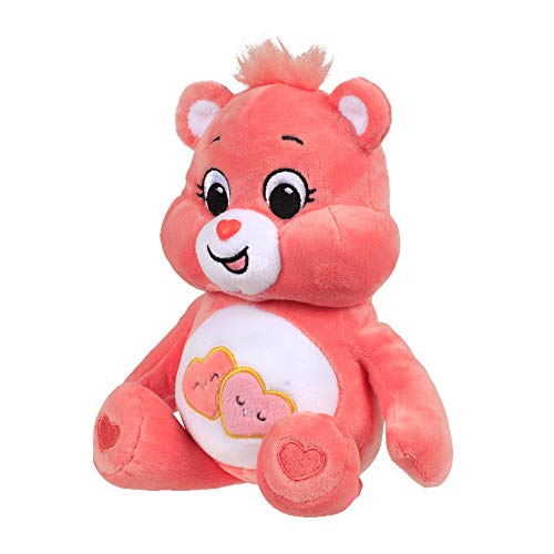 Care Bears 22033 9 Inch Bean Plush Love-A-Lot Bear, Collectable Cute Plush Toy, Cuddly Toys for Children, Soft Toys for Girls and Boys, Cute Teddies Suitable for Girls and Boys Aged 4 Years +