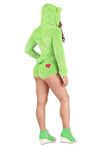 Care Bears Women's Good Luck Bear Romper Costume Small