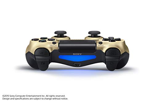 DualShock 4 Wireless Controller for PlayStation 4 - Gold [Import] (Renewed)