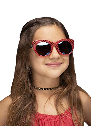 Sun-Staches Kids Miraculous Ladybug Glitter Dots Sunglasses Child Size Shades UV400 Arkaid, Multi, one Size (SG3774)Costume