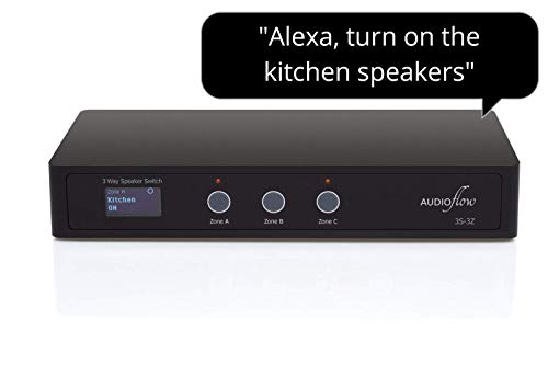 Audioflow 3 Way Speaker Switch Selector Box Smart Wi-Fi