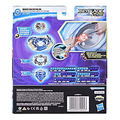 BEYBLADE Burst Surge Speedstorm Spark Power Set - Battle Game Set with Sparking Launcher and Right-Spin Battling Top Toy, Red