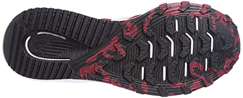 New Balance womens Dynasoft Nitrel V4 Trail Running Shoe, Garnet/Black, 8.5 US