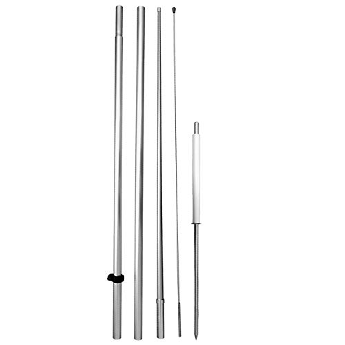 Dispensary Windless Swooper Flag Pole w/Ground Spike Kits gq-h, 2 Pack