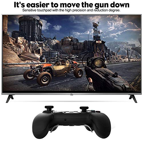 Mayfan Wireless PS4 Elite Controller, 6 Axis Sensor Modded Dual Vibration Elite PS4/PS3 Game Controller With 4 Back Paddles For FPS Games