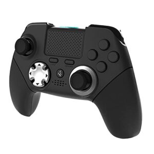 Mayfan Wireless PS4 Elite Controller, 6 Axis Sensor Modded Dual Vibration Elite PS4/PS3 Game Controller With 4 Back Paddles For FPS Games