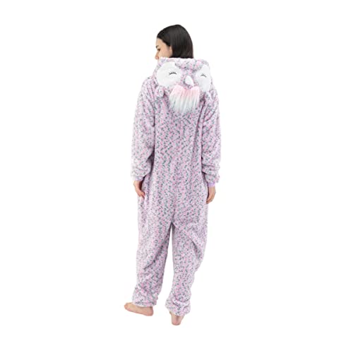 Adult Unicorn Costume, Cartoon One Piece Pajamas Halloween Christmas Cosplay Onesie Womens Gifts