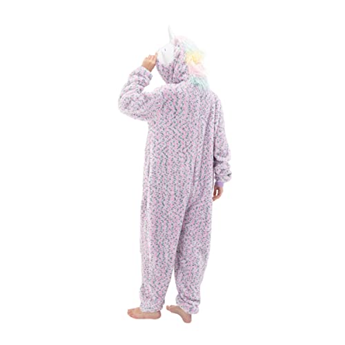 Adult Unicorn Costume, Cartoon One Piece Pajamas Halloween Christmas Cosplay Onesie Womens Gifts