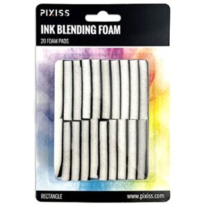 Pixiss Mini Ink Blending Tools - Square (Mini Ink Blending Tool with Added Replacement Foams)